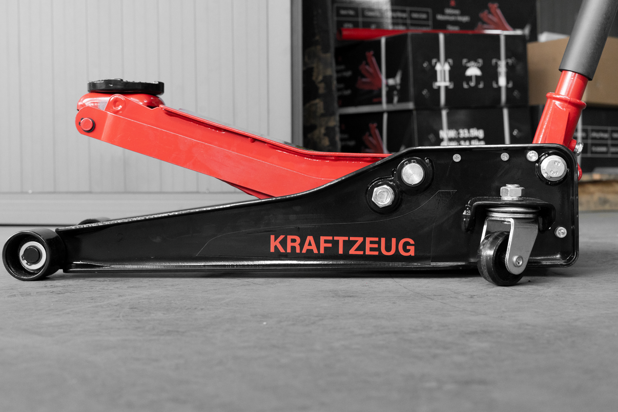 3-Ton Low-Profile High-Performance Car Jack – KraftZeug Products